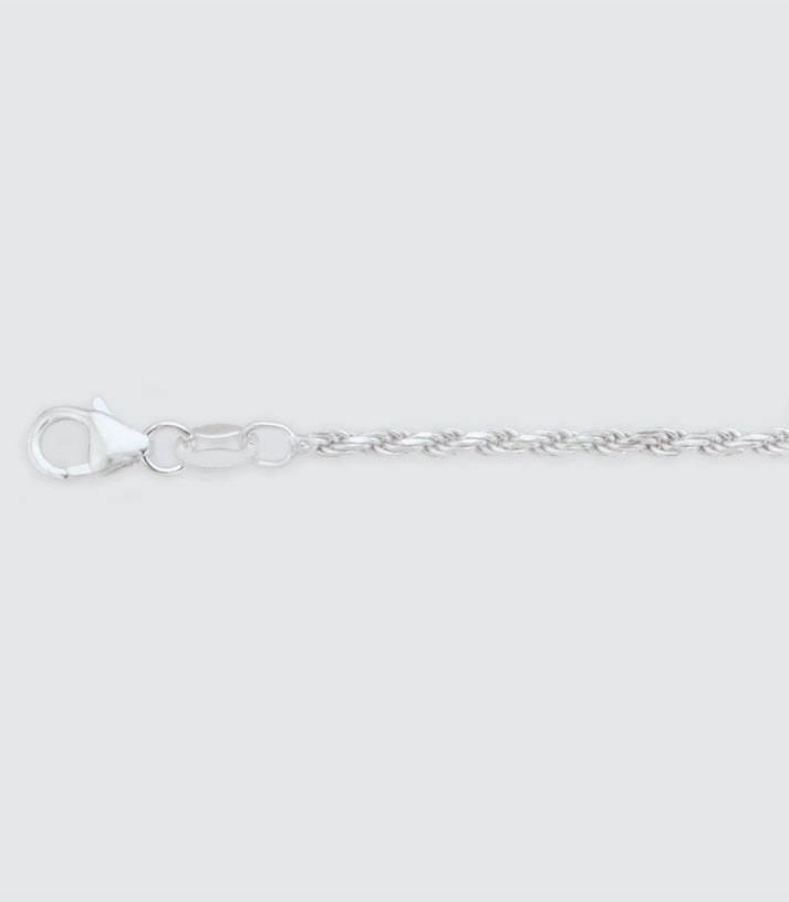 Rope Sterling Silver Chain - 1.77mm - ROPE 040 – silverjewelleryonline ...